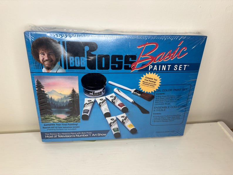 1990s Bob Ross Basic Paint Set New and Unopened - Etsy