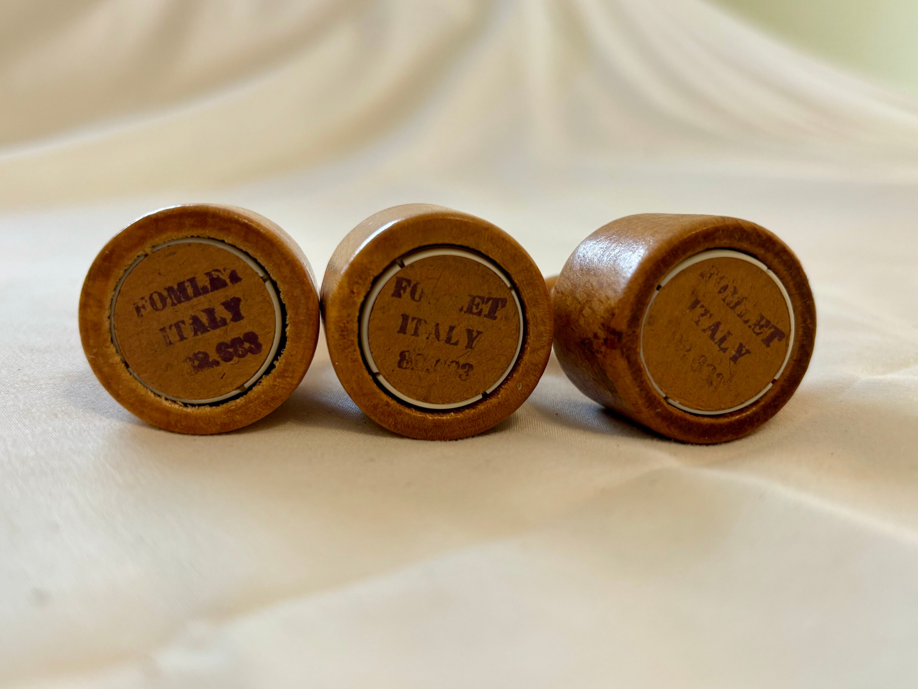 Set of 3 Vintage Italian Push Button Collapsible Wooden Toys - Etsy