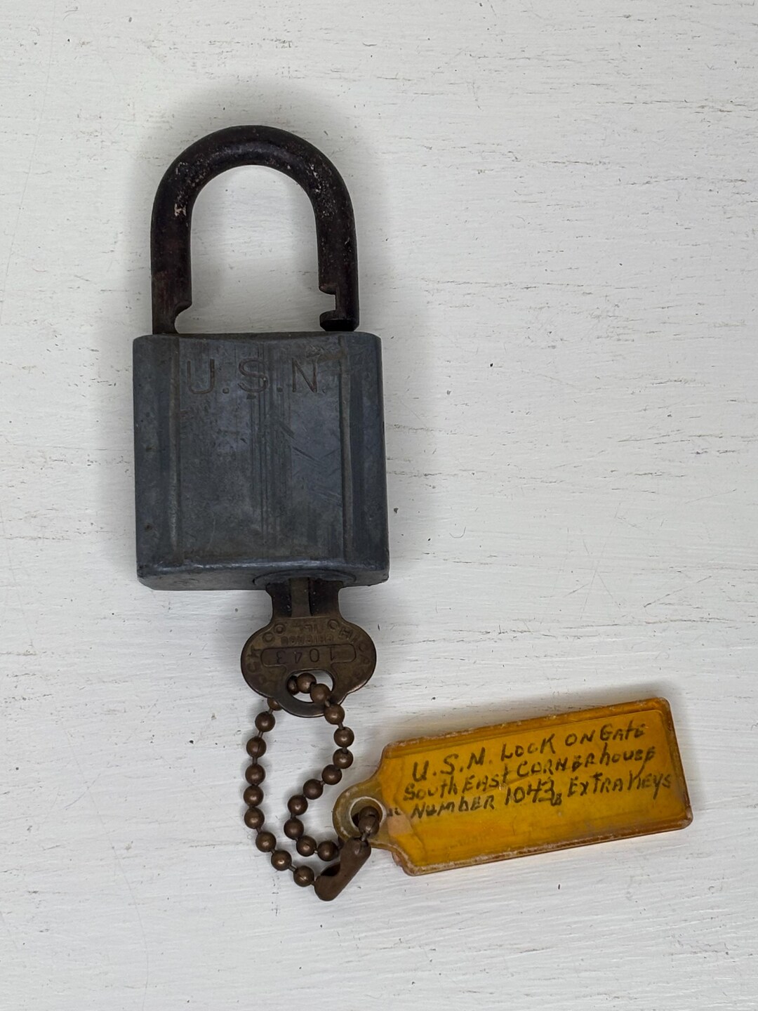 World War 2 US Navy Padlock With Key Chicago Lock Company - Etsy
