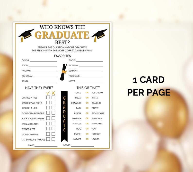 Who Knows the Graduate Best, How Well Do You Know the Graduate ...