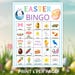 50 Printable Easter Bingo Cards, Fun Easter Party Game, Easter Activity ...