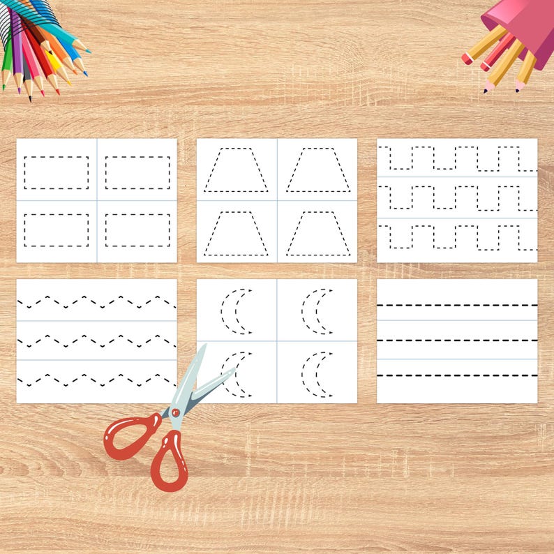 Cutting Practice, Scissors Skills, Preschool Printables, Preschool ...