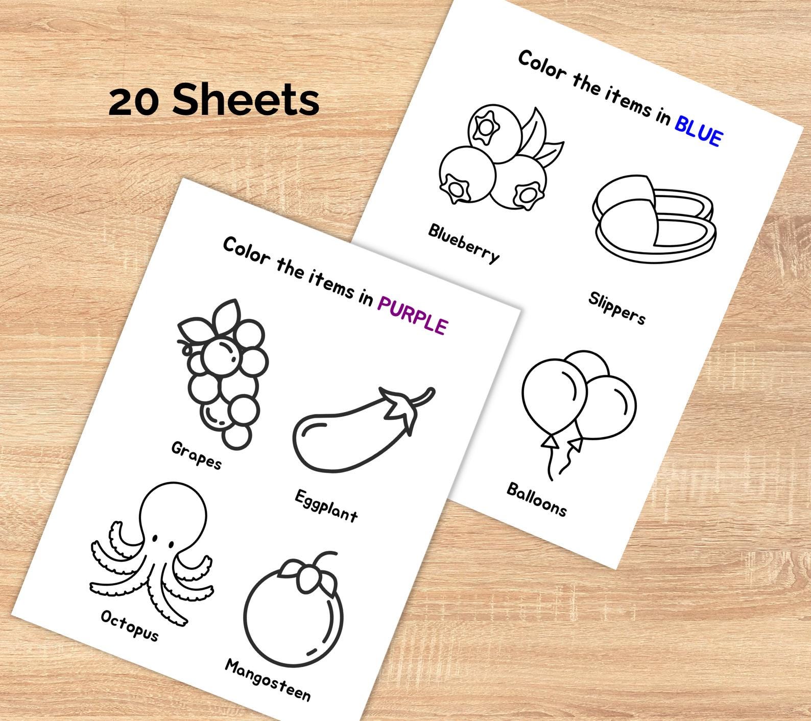 Preschool Color of the Week, Learn Colors, Preschool Activity, Pre-k ...