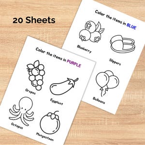 Preschool Color of the Week, Learn Colors, Preschool Activity, Pre-k ...