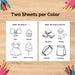 Preschool Color of the Week, Learn Colors, Preschool Activity, Pre-k ...