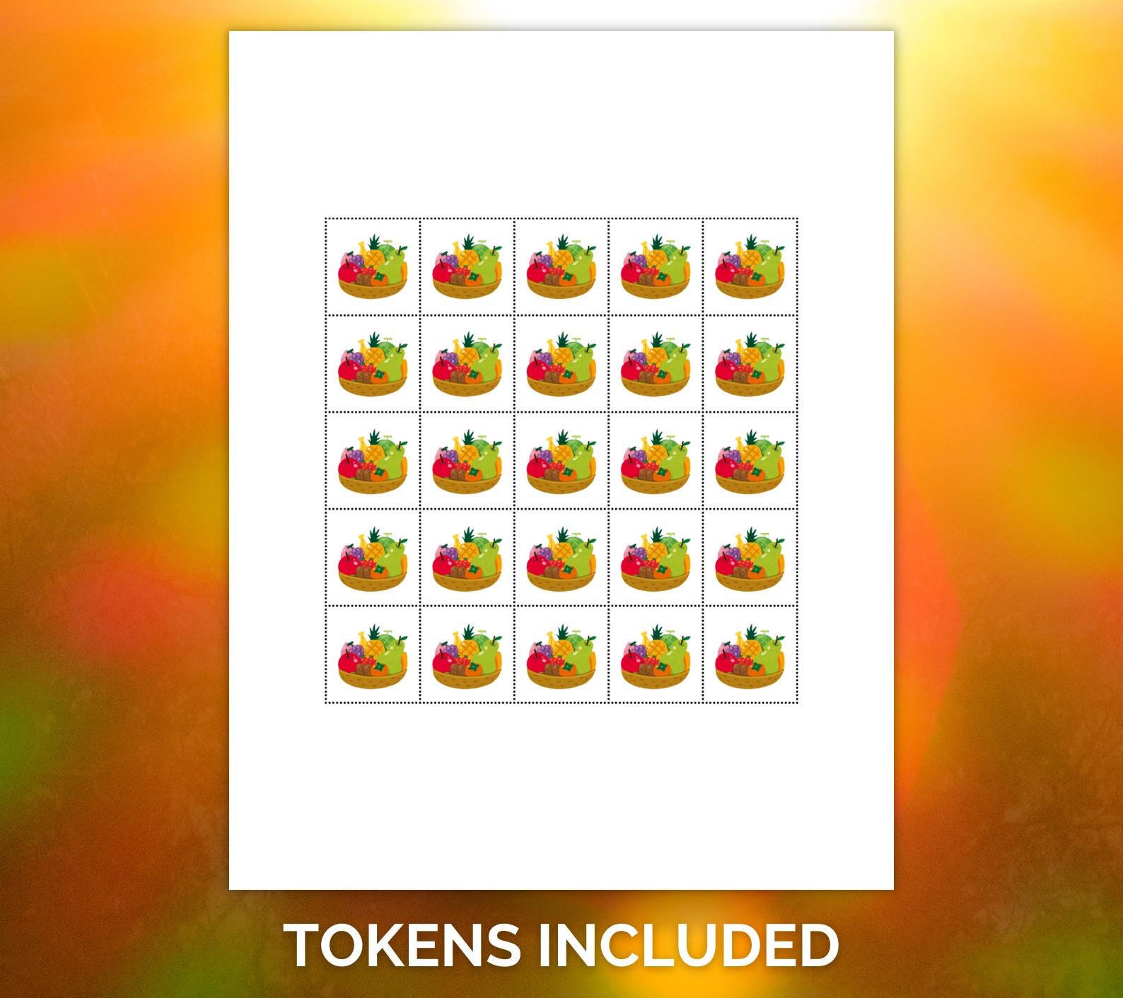 50 Fruit of the Spirit Bingo Cards, Fruit of the Spirit Bingo Printable ...