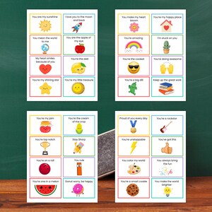 56 Printable Lunchbox Notes, Printable Lunchbox Notes for Kids, Cute ...