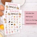 30 Baking Bingo Cards, Baking Bingo Printable, Kitchen Party Game ...