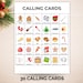 30 Gingerbread Bingo Cards, Gingerbread Bingo, Christmas Baking Bingo ...