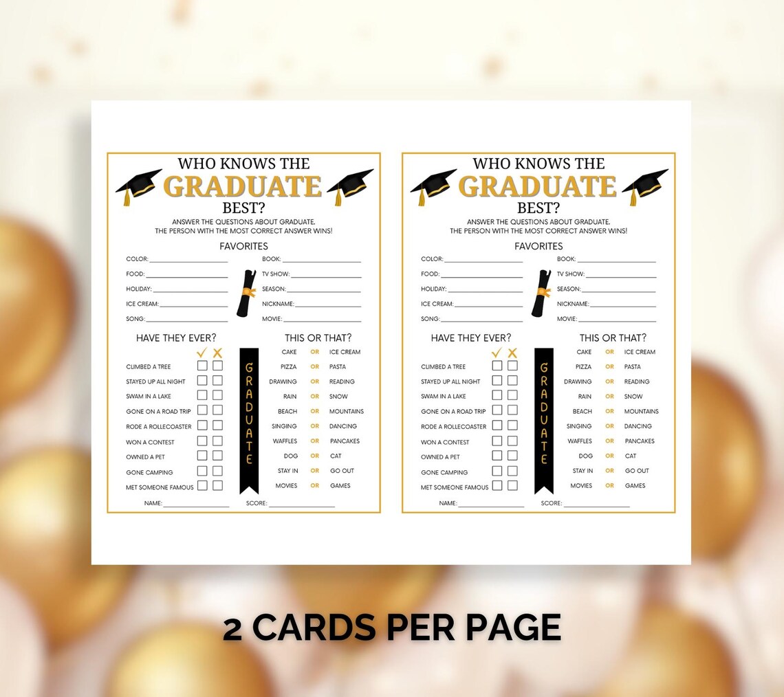 Who Knows the Graduate Best, How Well Do You Know the Graduate ...