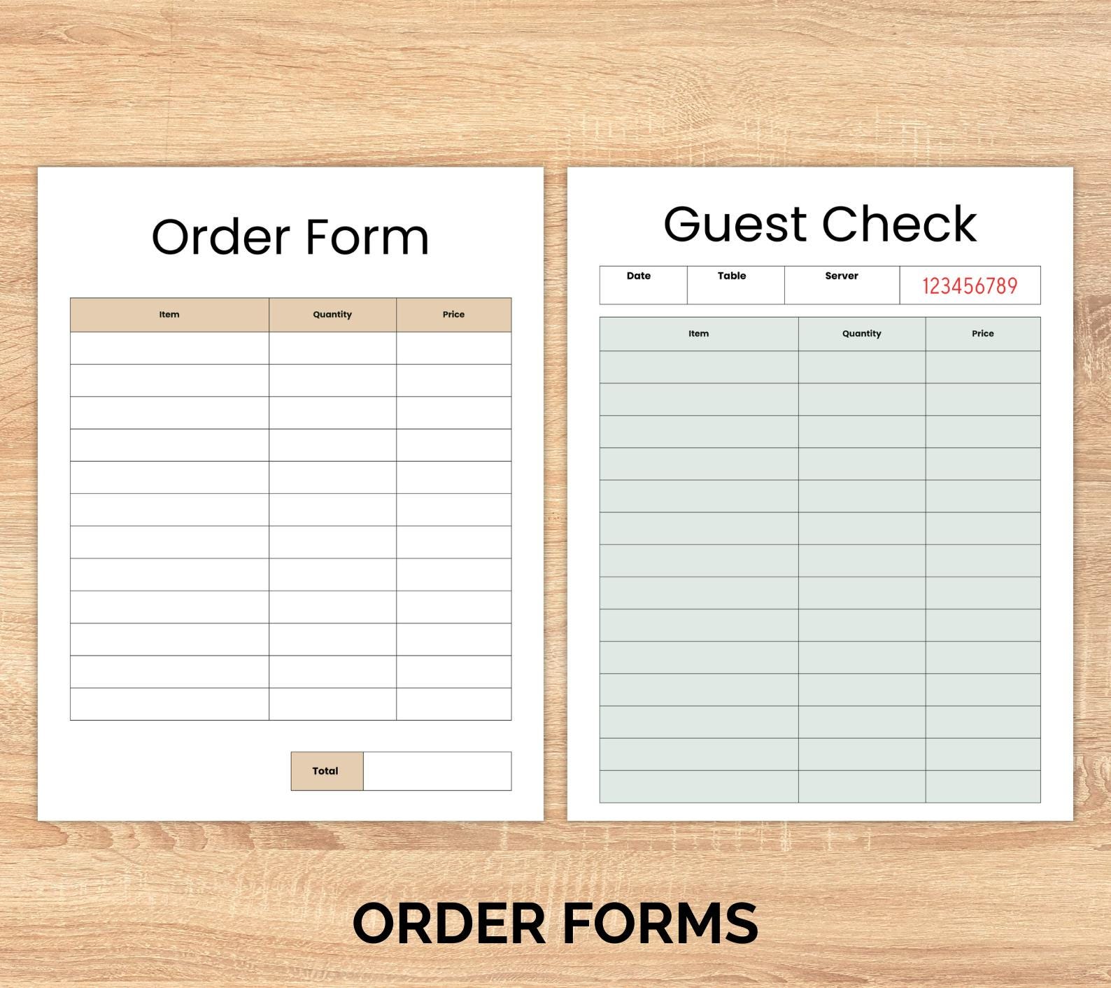 Pretend Play Restaurant Menu Printable, Kids Play Food Menu Set, Play ...
