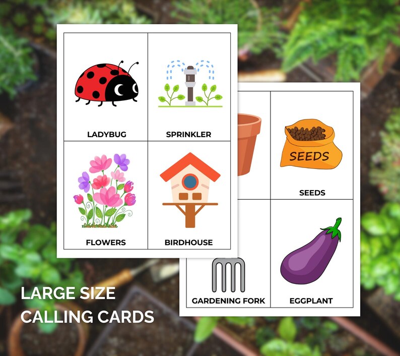 30 Gardening Bingo Cards, Gardening Bingo Printable, Garden Activity ...