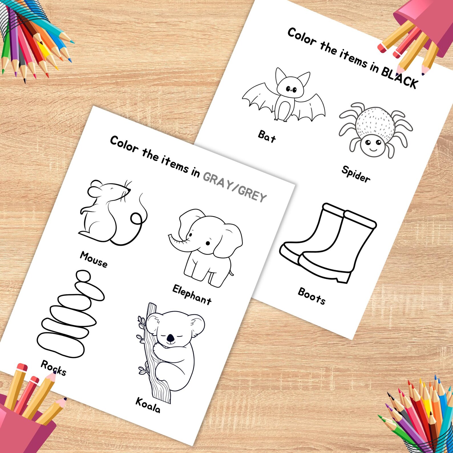 Preschool Color of the Week, Learn Colors, Preschool Activity, Pre-k ...