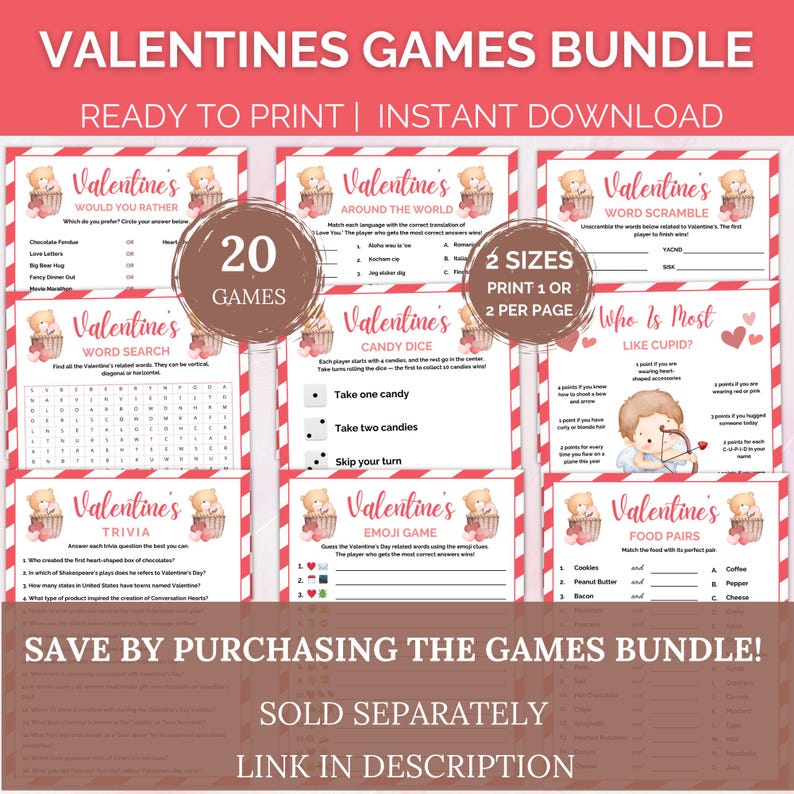 Valentine's Day Trivia Game, Valentine Day Game, Valentines Activity ...