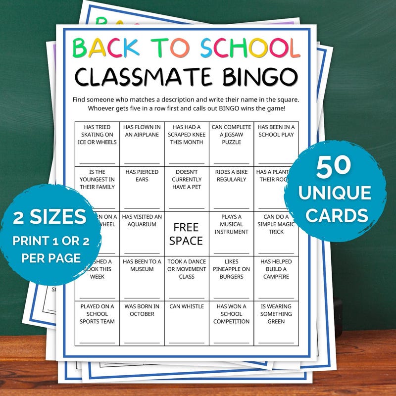 Get to Know You Bingo - Etsy