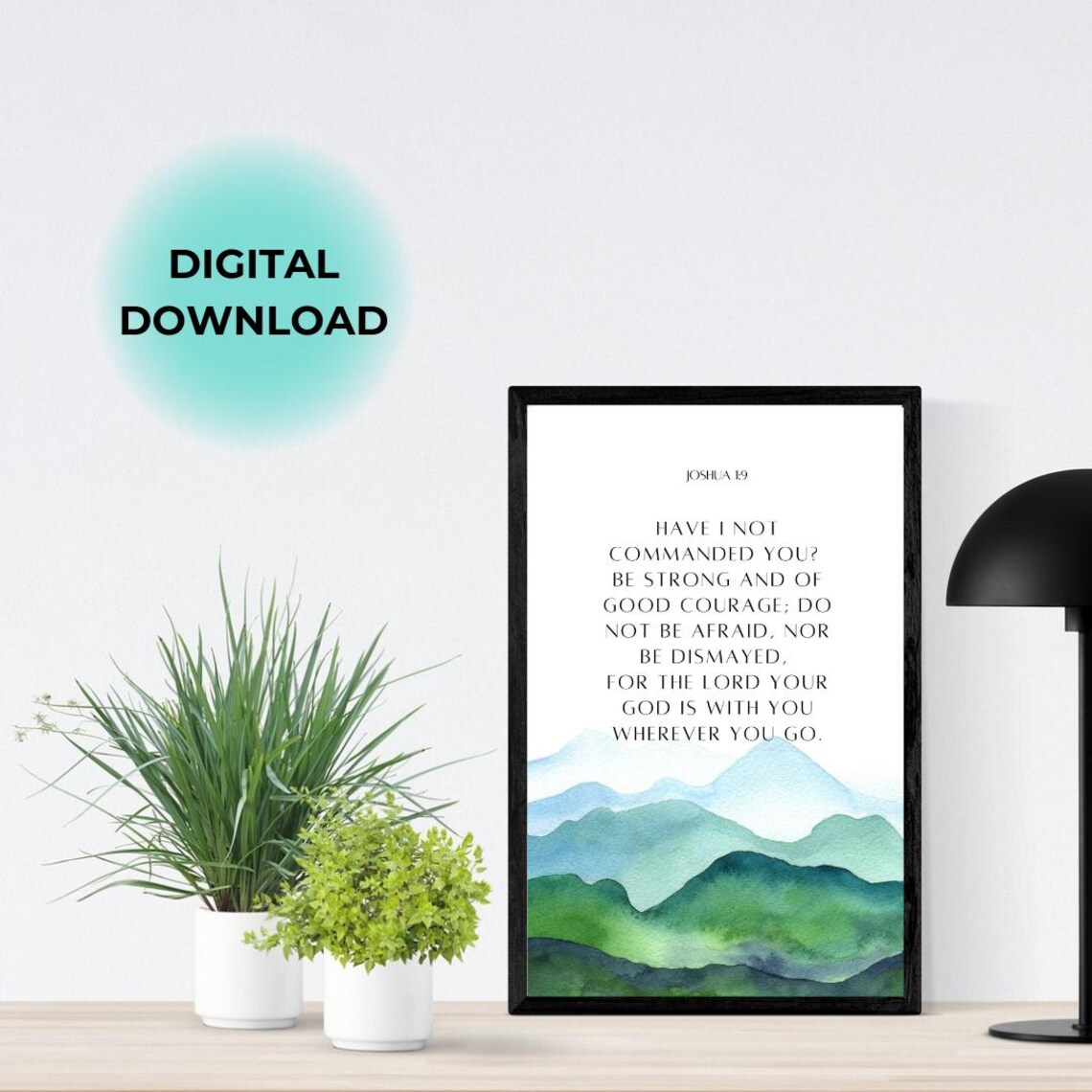 Bible Verses Printable Digital Downloads Printable Wall Art Christian ...