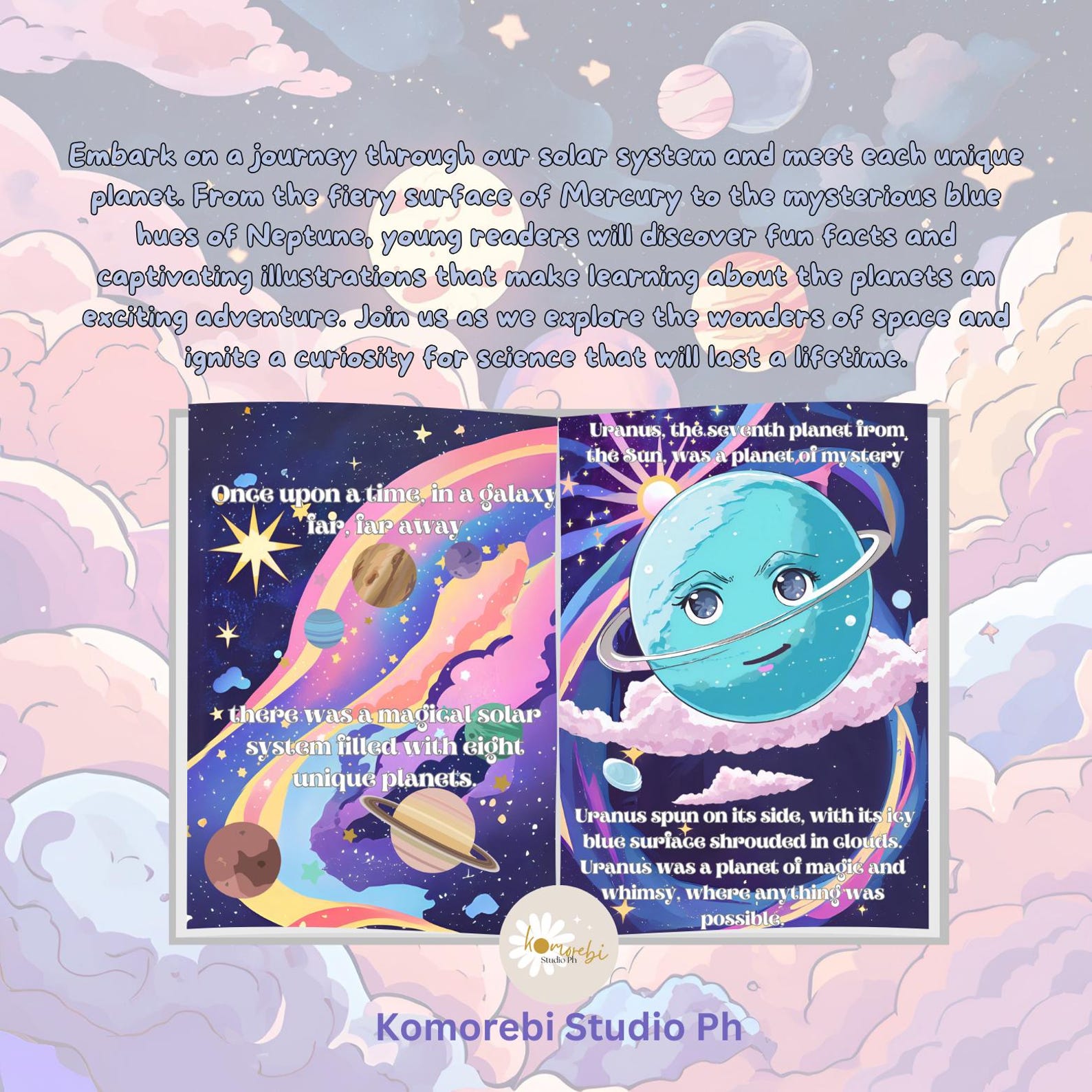 Meet the Planets Story Children Book Toddler, Fun, Educational ...