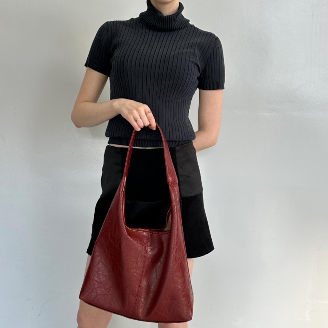 Burgundy Cherry Red Shoulder Bag Purse - Etsy