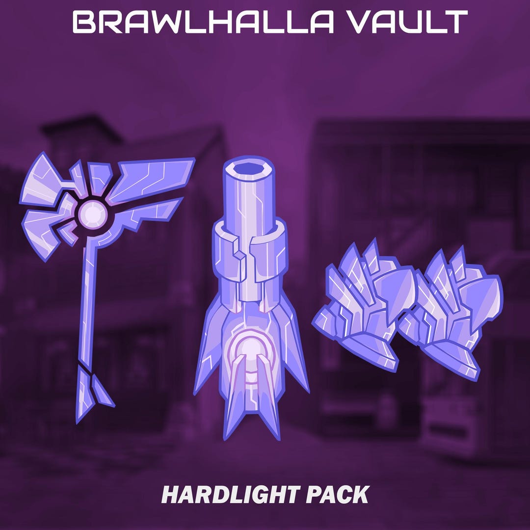 Brawlhalla Hardlight Pack Axe, Cannon, Boots - Etsy