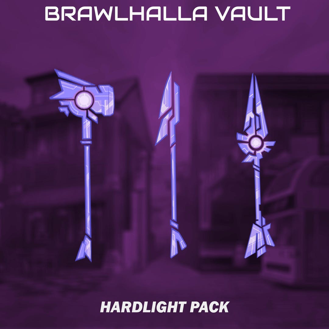 Brawlhalla Hardlight Pack Spear, Hammer, Lance - Etsy