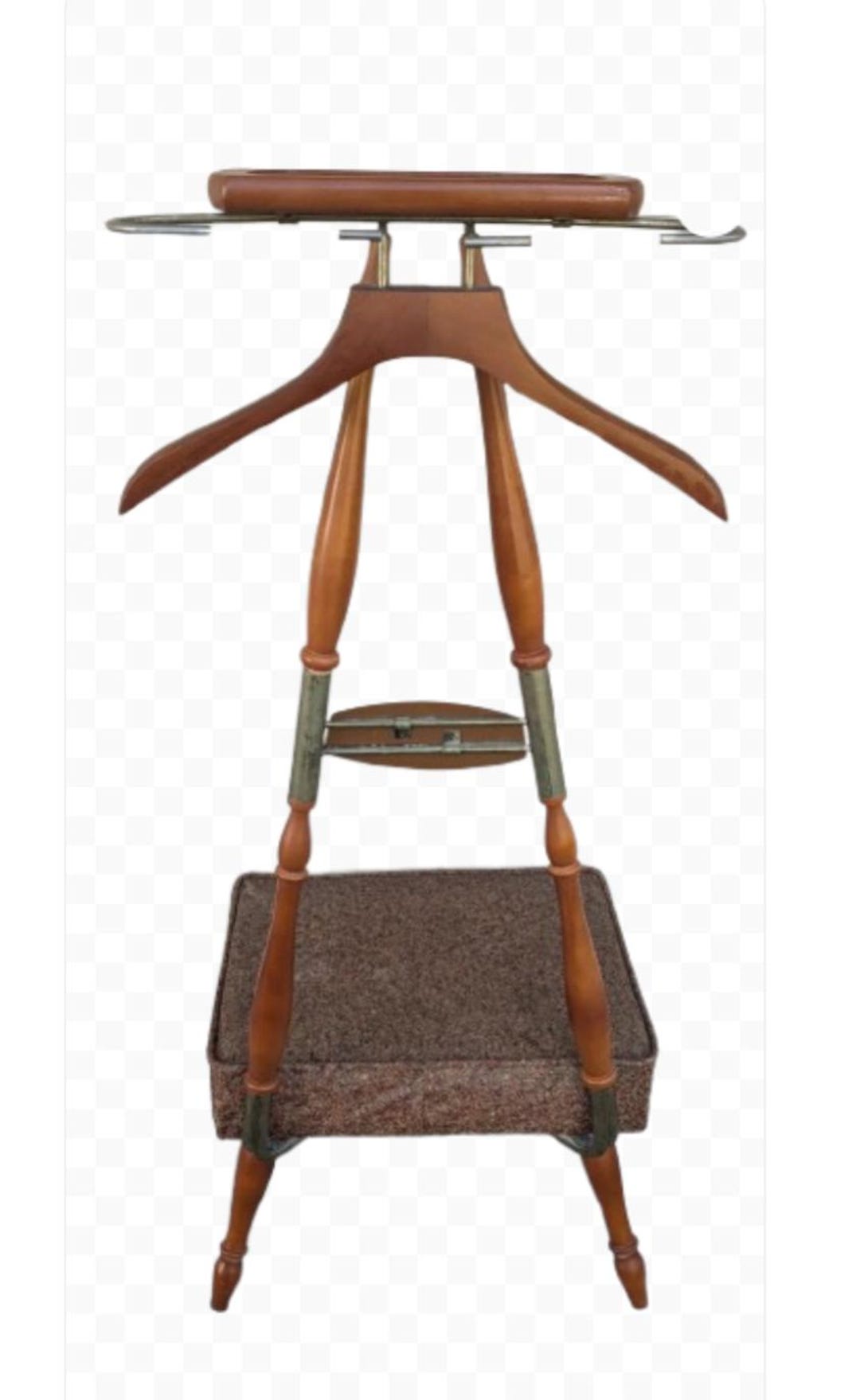 Vintage Wooden Spiegel Mid Century Gentlemen Valet/butler Chair - Etsy