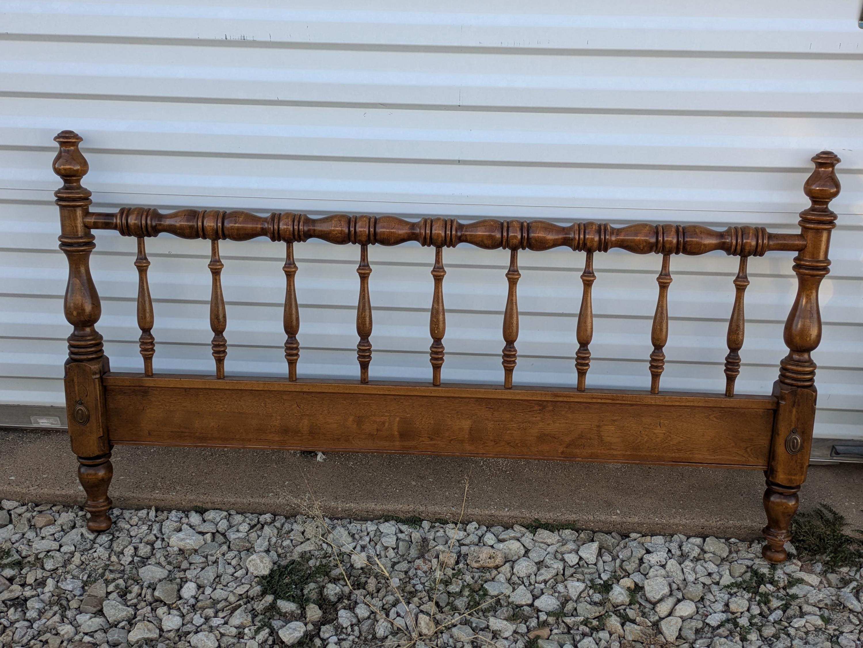 Ethan Allen Solid Maple Fullsize Bed - Etsy