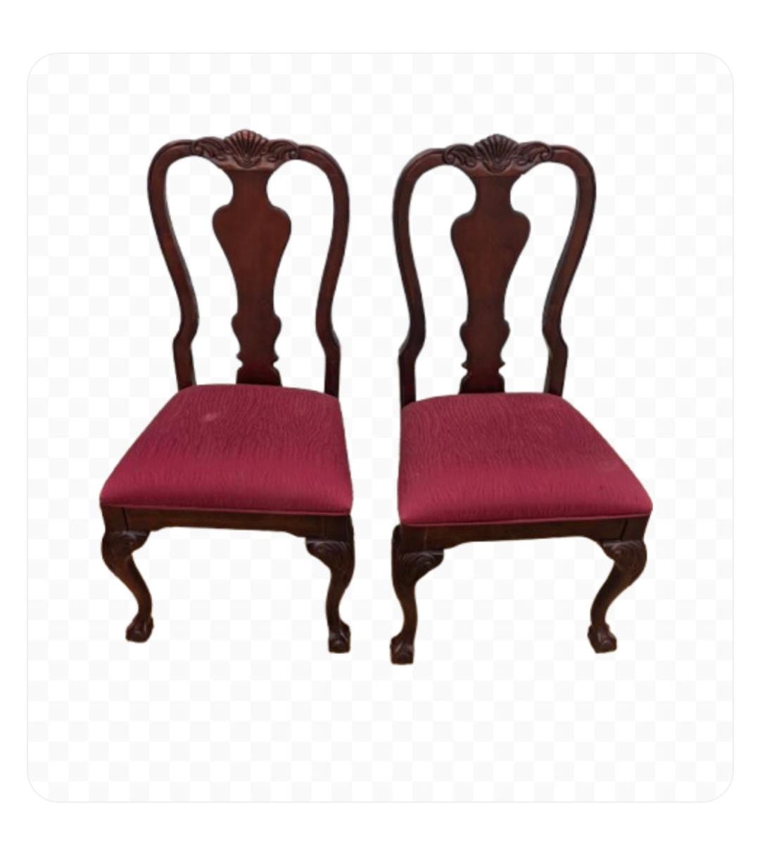 Vintage Thomasville Dining Chairs. Set of 2. - Etsy