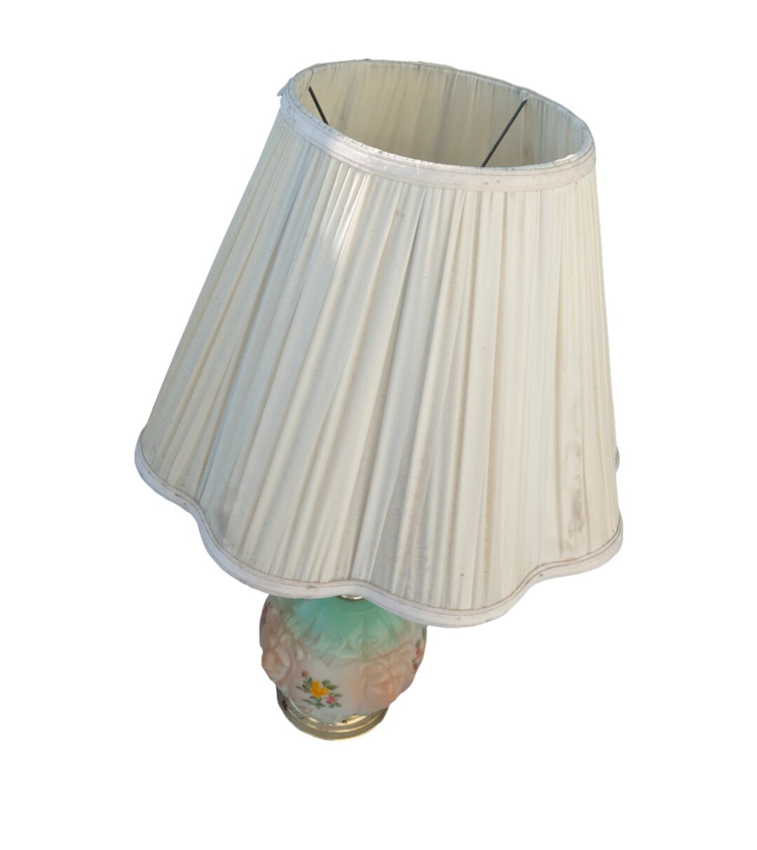 Vintage Two Faced Lion Lamp With Shade - Etsy