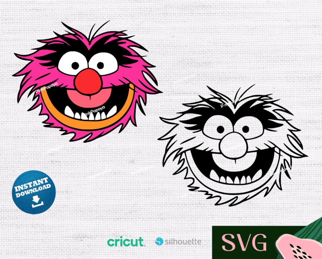 Muppets Animal the Muppets Svgs Animal Svg and Png - Etsy