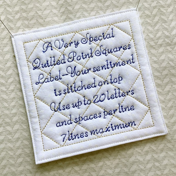 Quilt Labels Personalized - Etsy