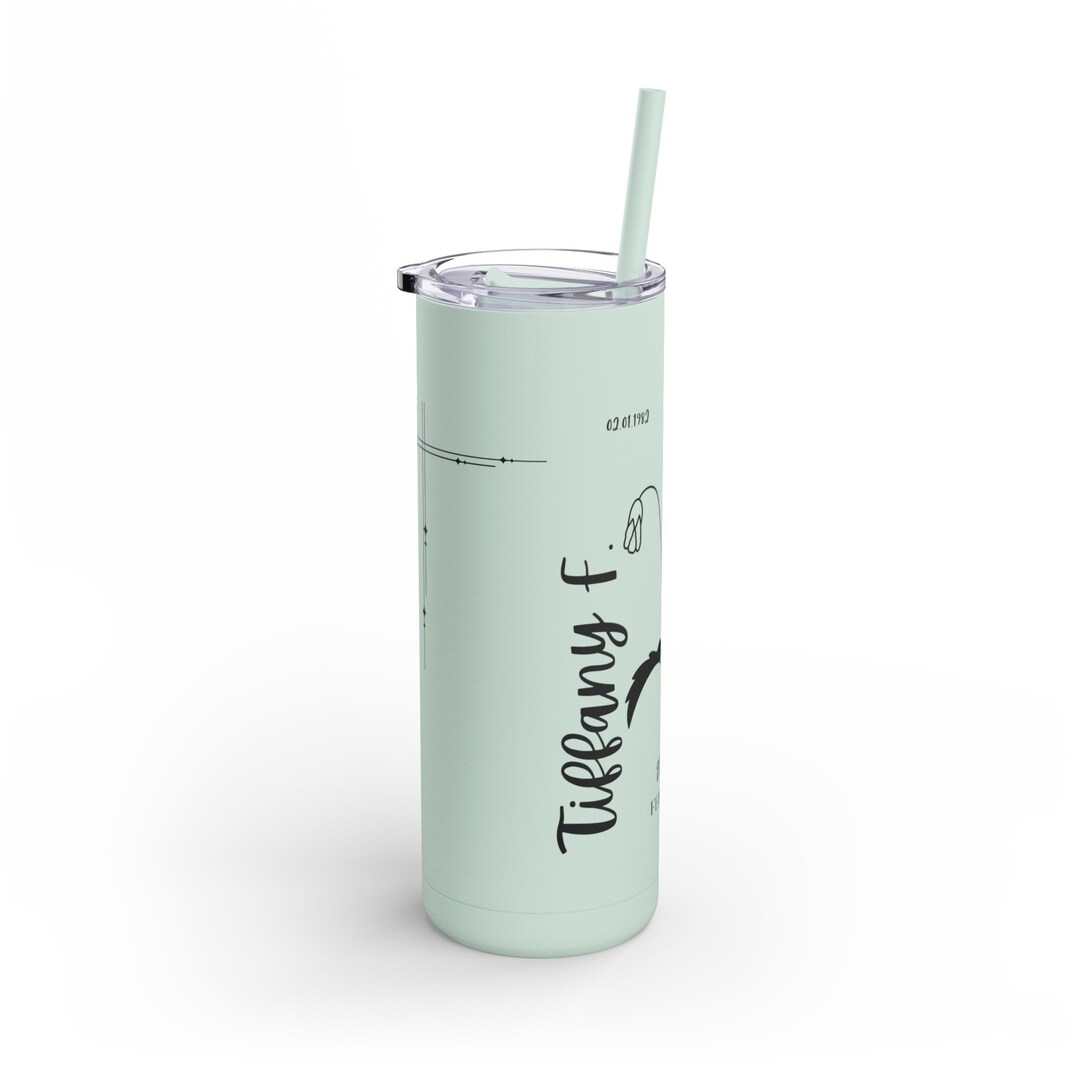 February Birth Flower Personalized Tumbler, Birthday Tumbler, Birth ...