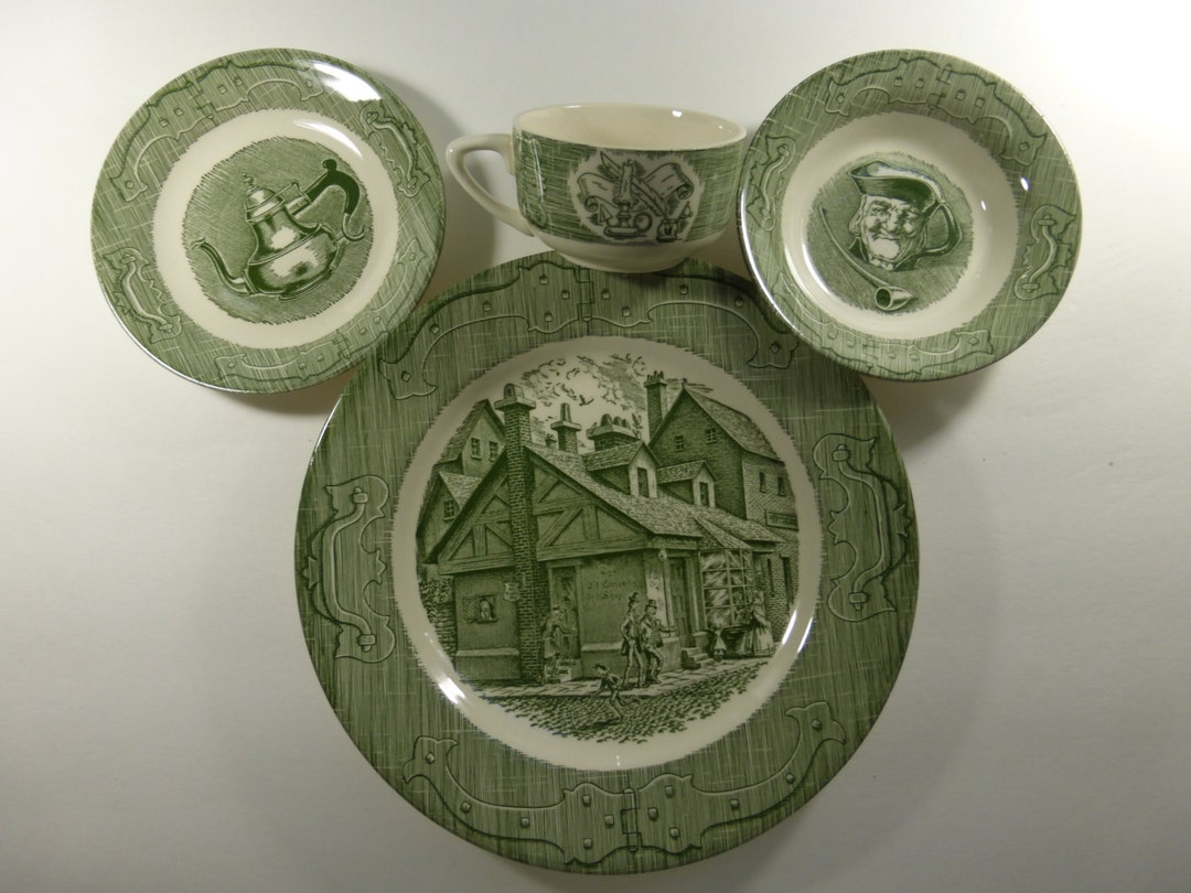 Vintage 4 Piece Place Setting the Old Curiosity Shop Oven Proof ...