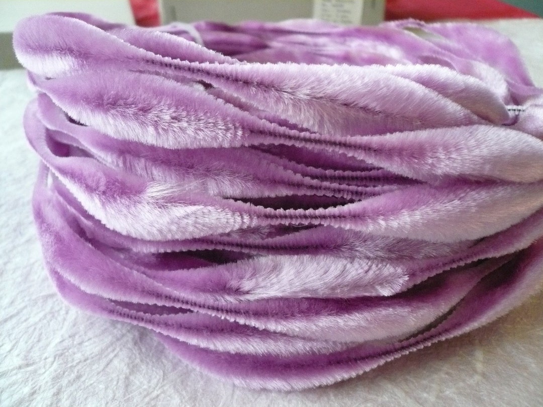 Vintage Velvet Orchid Bump Chenille NOS 1 Yard - Etsy