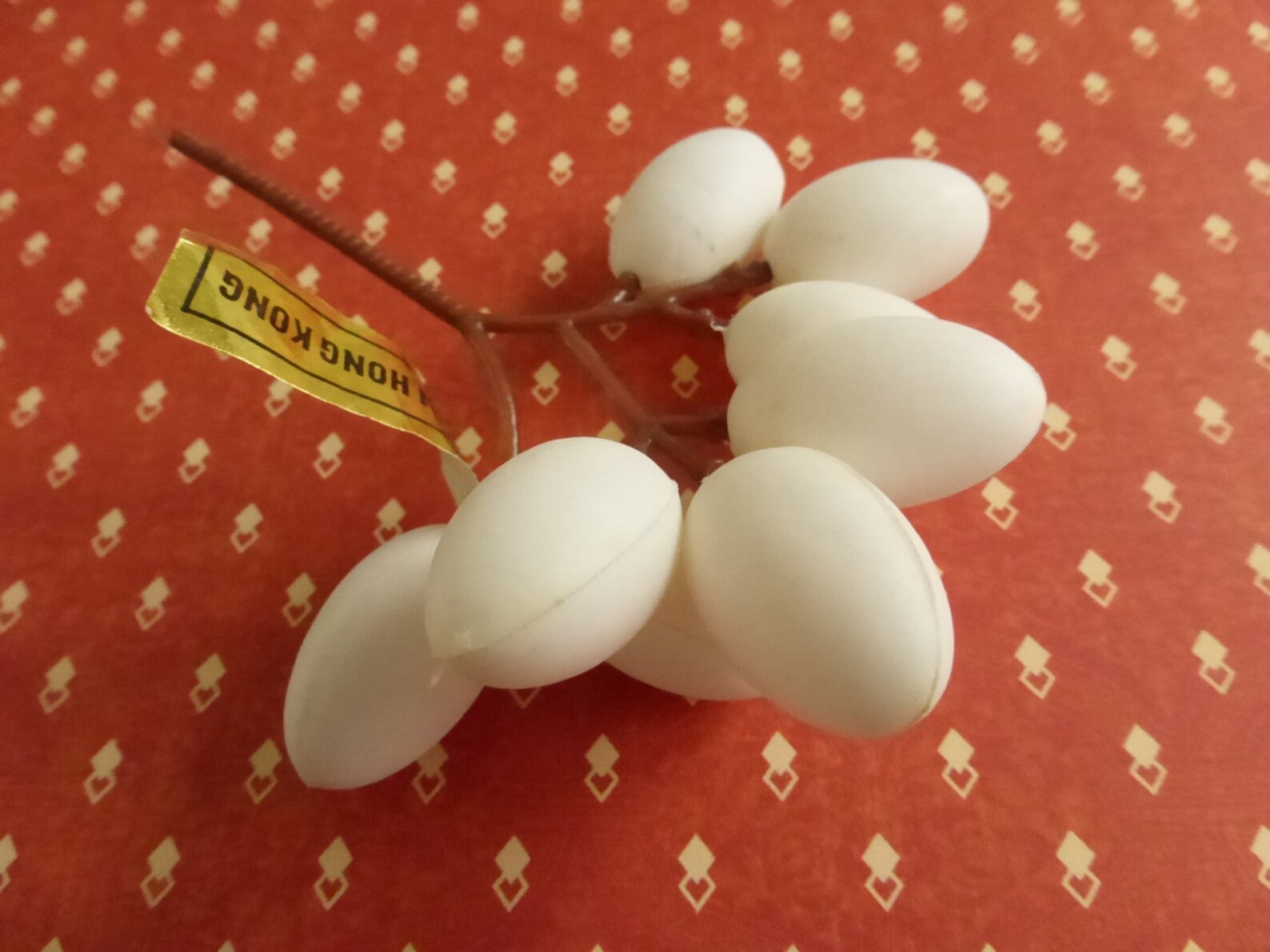 Vintage Miniature White Plastic Egg Pick NOS | Etsy