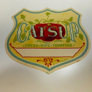 Vintage Pair of Catsup Labels From the 1920s New Old Stock Free ...