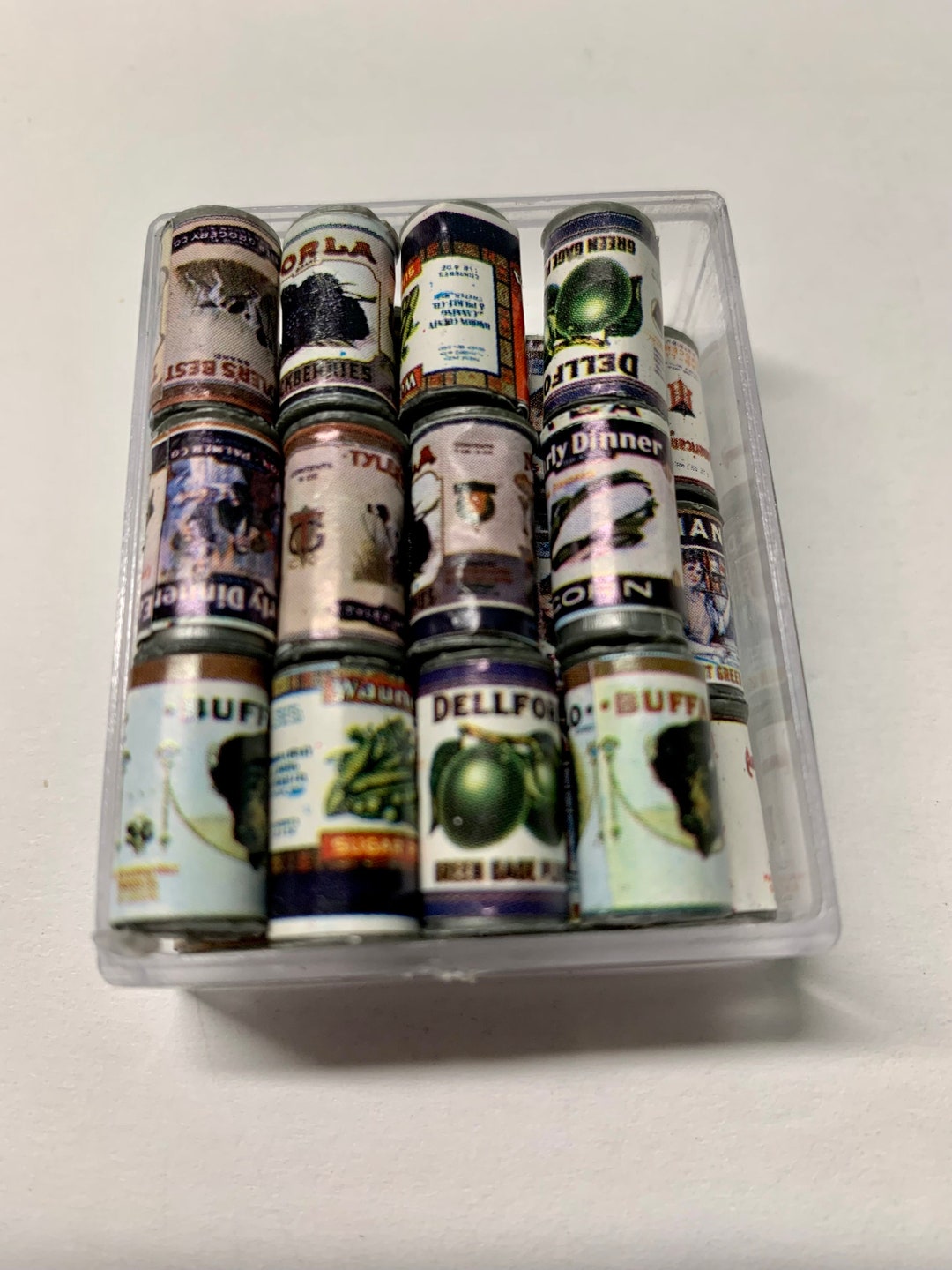 Vintage Country Store Groceries Set of 24 in Original Box From Shackman ...