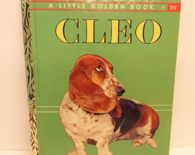 Vintage Little Golden Book Cleo by Irwin Shapiro - Etsy