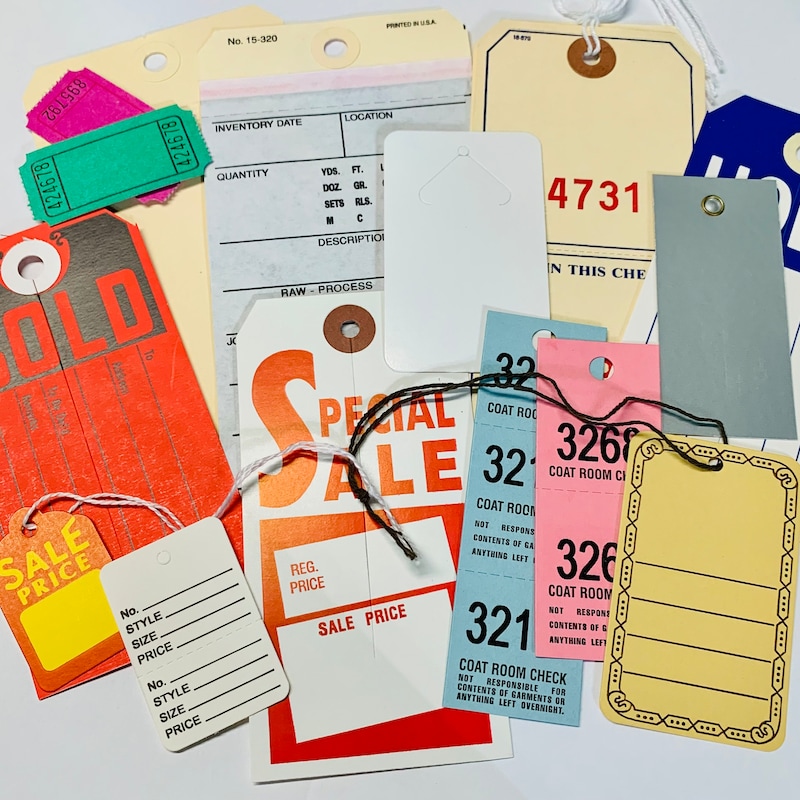 Altered Art Tags - Etsy