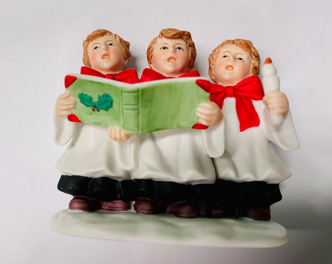 Vintage Lefton Colonial Village Choir Boys Phil, Tony and Jim Free ...