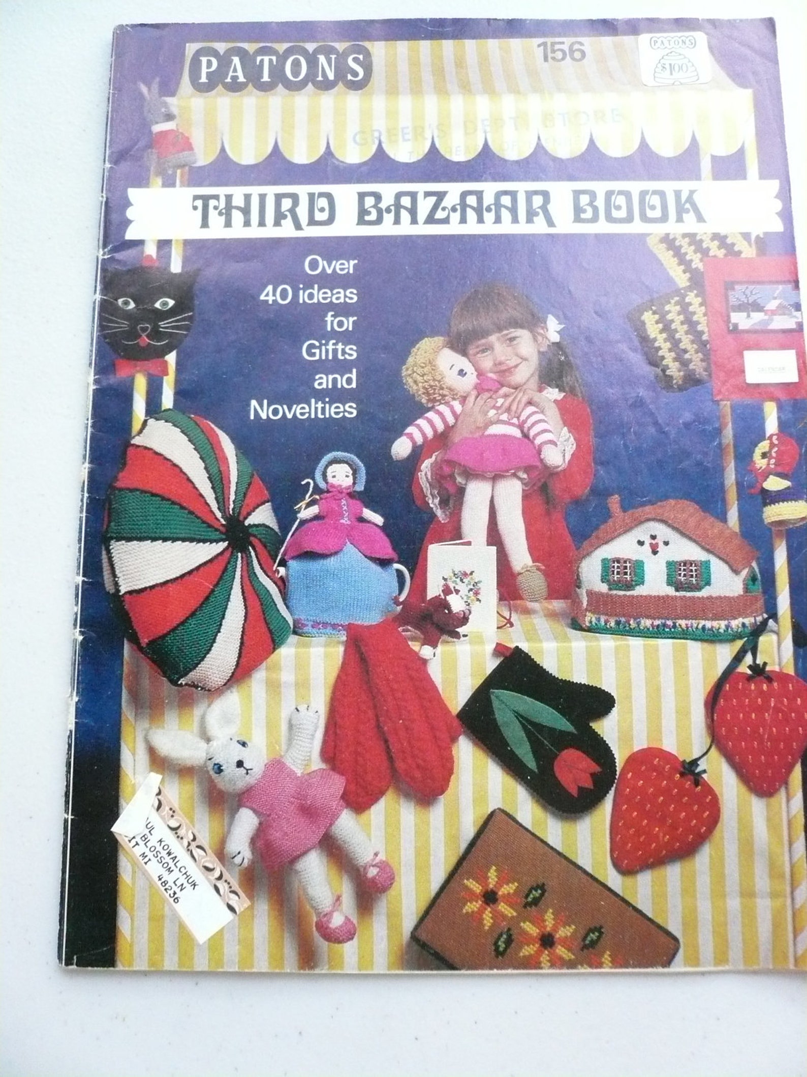 Patons Third Bazaar Book Vintage Needlework Patterns - Etsy