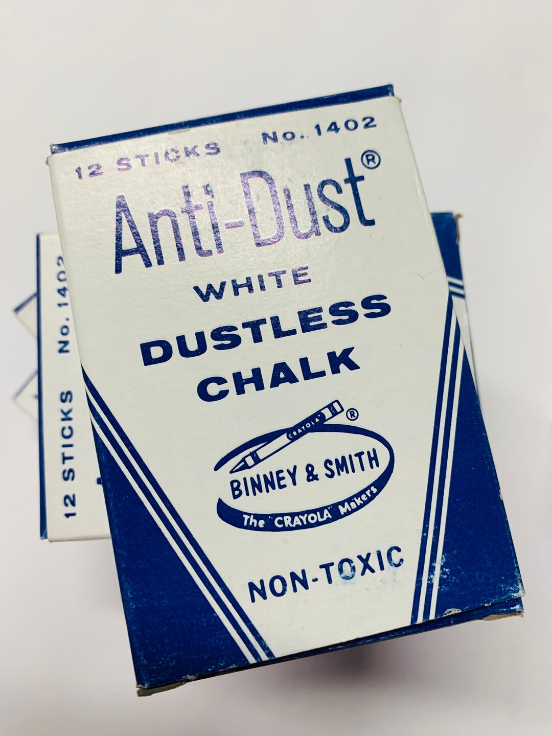 Vintage Binney & Smith Anti-dust White Dustless Chalk No. 1402 - Etsy