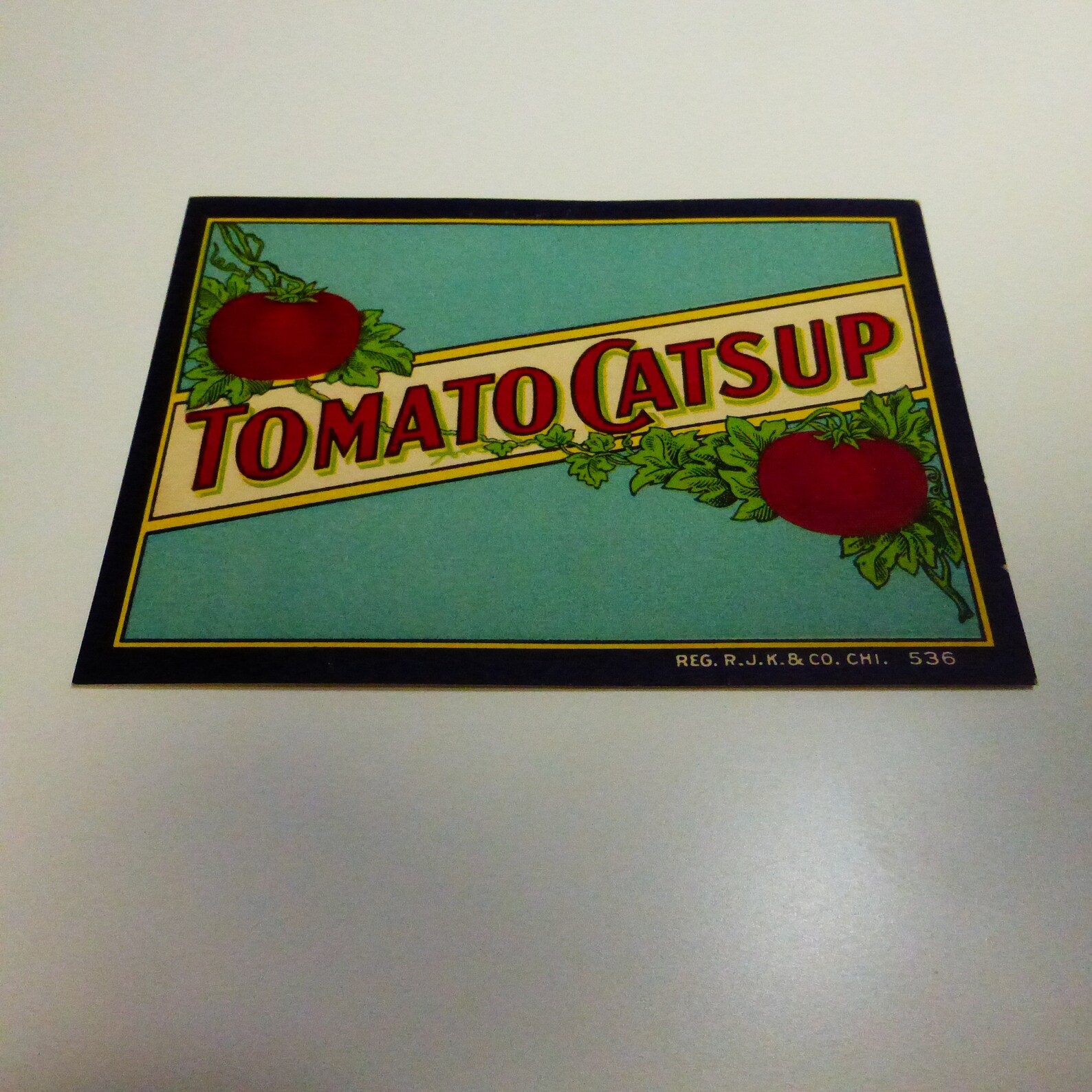 Vintage Pair of Catsup Labels From the 1920s New Old Stock | Etsy