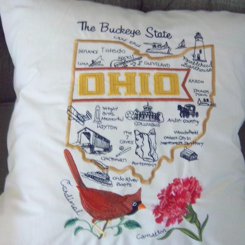 Ohio State Pillow - Etsy