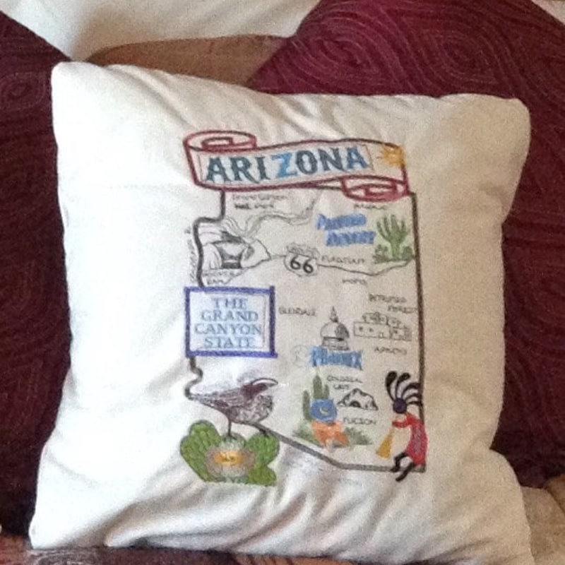 Embroidered Pillows - Etsy