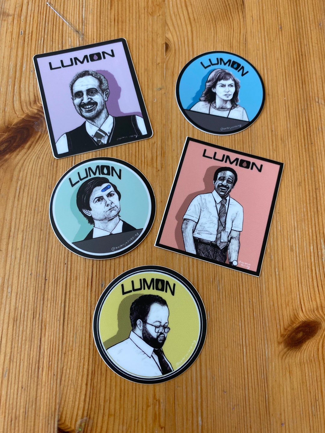 Multi-pack (5!) Complete Sticker Collection! Severance Cast ‘lumon ...
