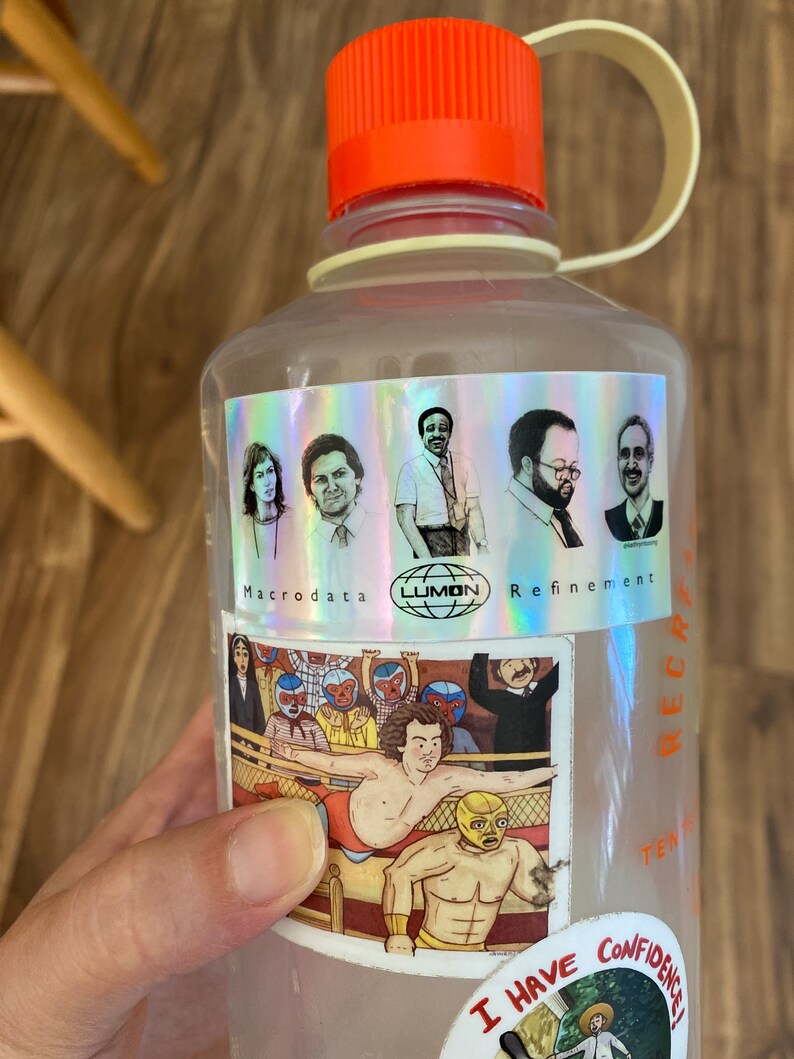Severance Cast Holographic Vinyl Sticker - 1.5”x3” - Etsy