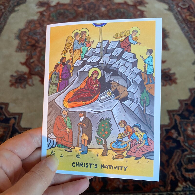 Christmas Cards Orthodox Icons - Etsy
