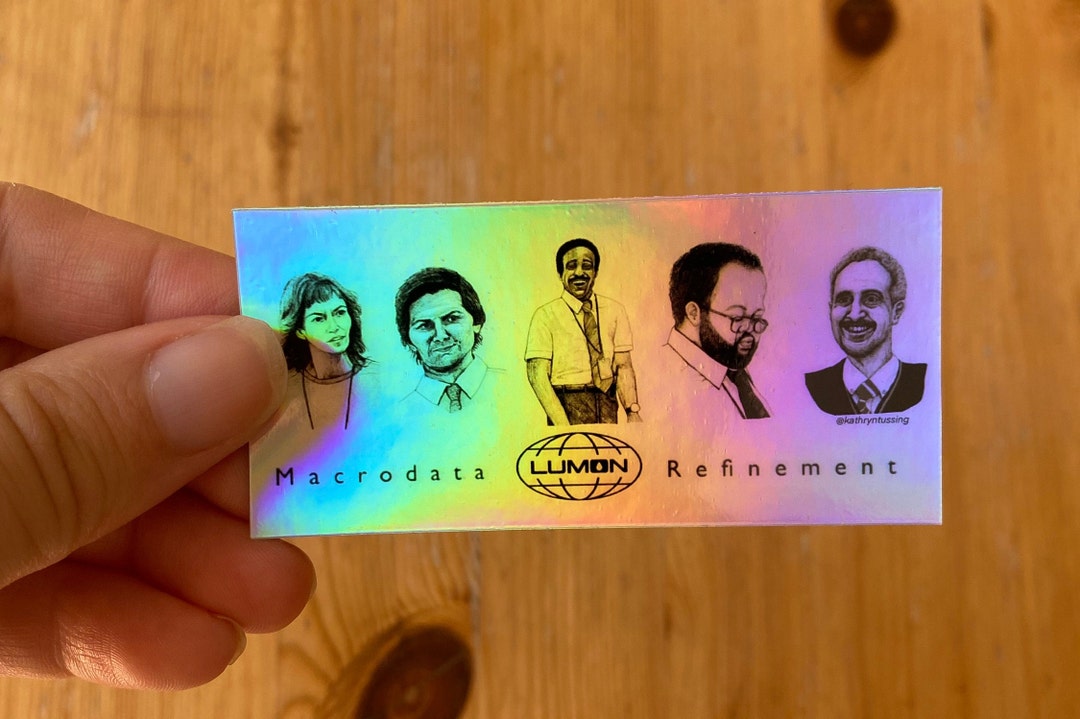 Severance Cast Holographic Vinyl Sticker - 1.5”x3” - Etsy