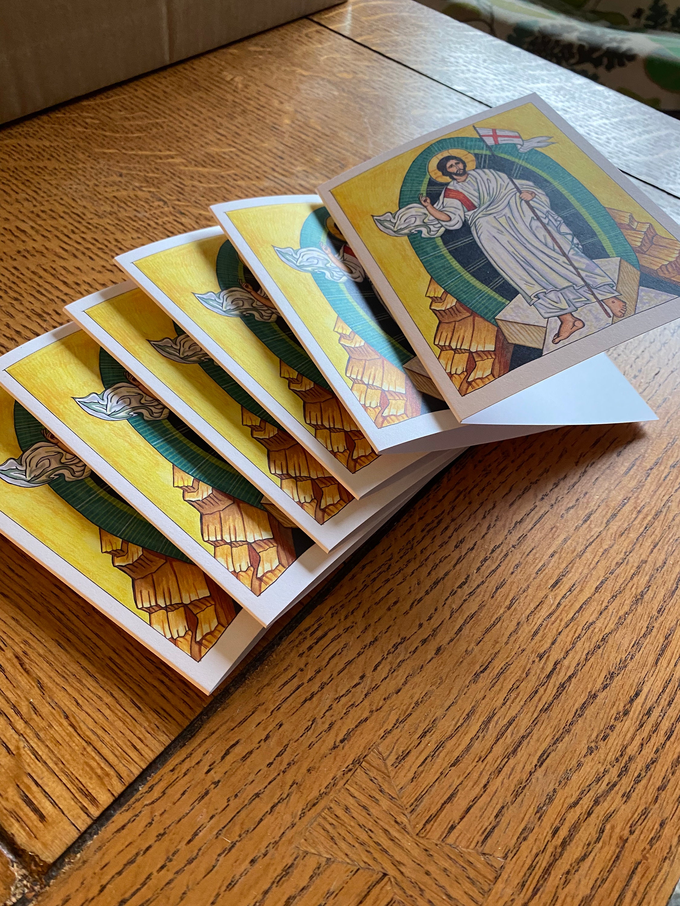 6-pack of Pascha Cards Resurrection Icon Folded Card - Etsy