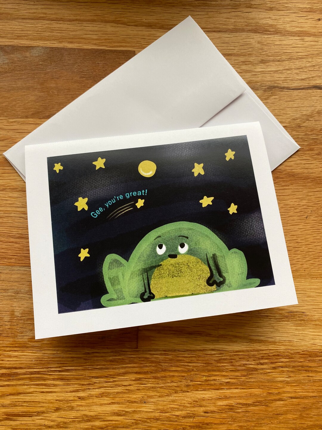 6 Pack Little Froggie Note 4x5.5 Folded Blank Notecards, - Etsy
